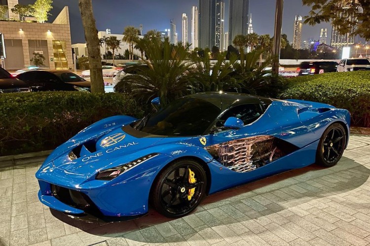 Only in Dubai - $5 million Ferrari used as billboard to advertise ...